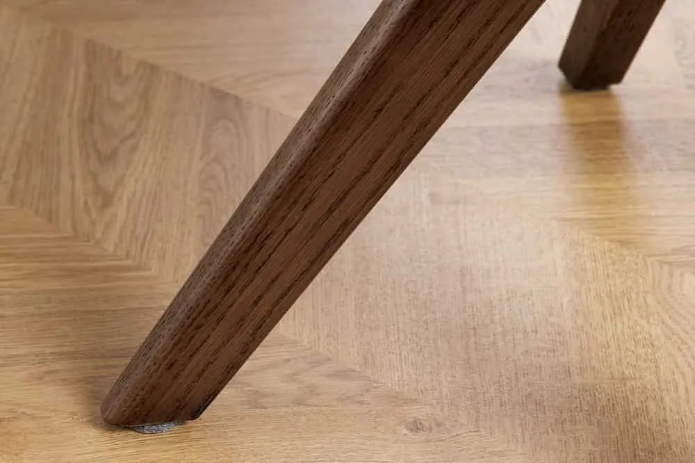 Designová otočná židle Yenibeth taupe / hnědá
