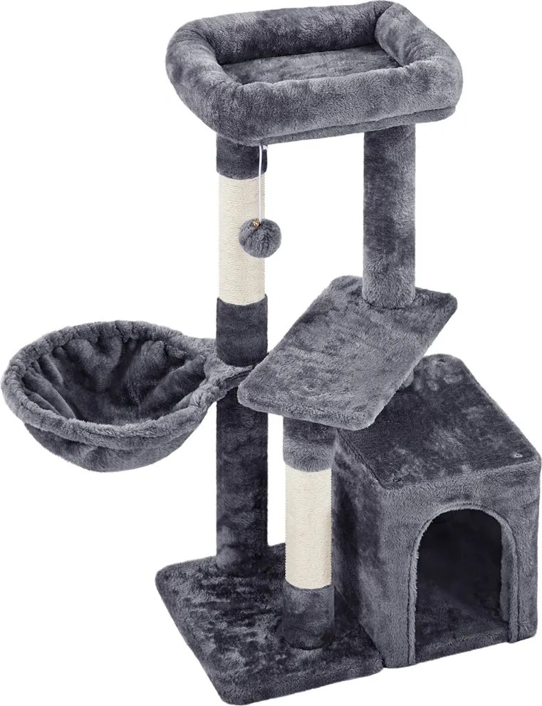 Škrabadlo pro kočky Yaheetech – tmavě šedá, 87 cm (256101396036)