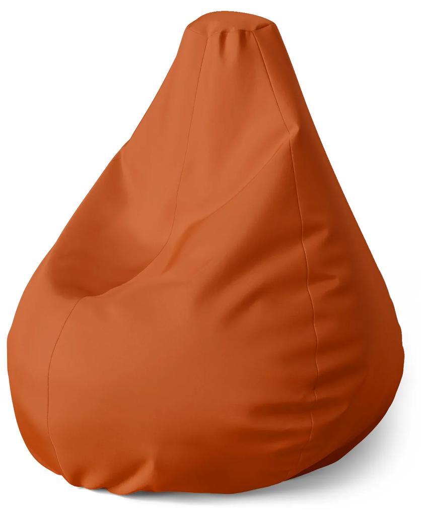 Sedací vak SABLIO - Cihlově oranžová 150x100