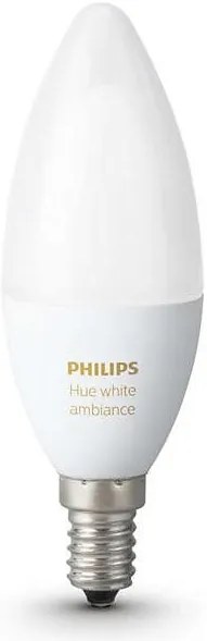 Led žárovka philips hue white ambiance 6w e14