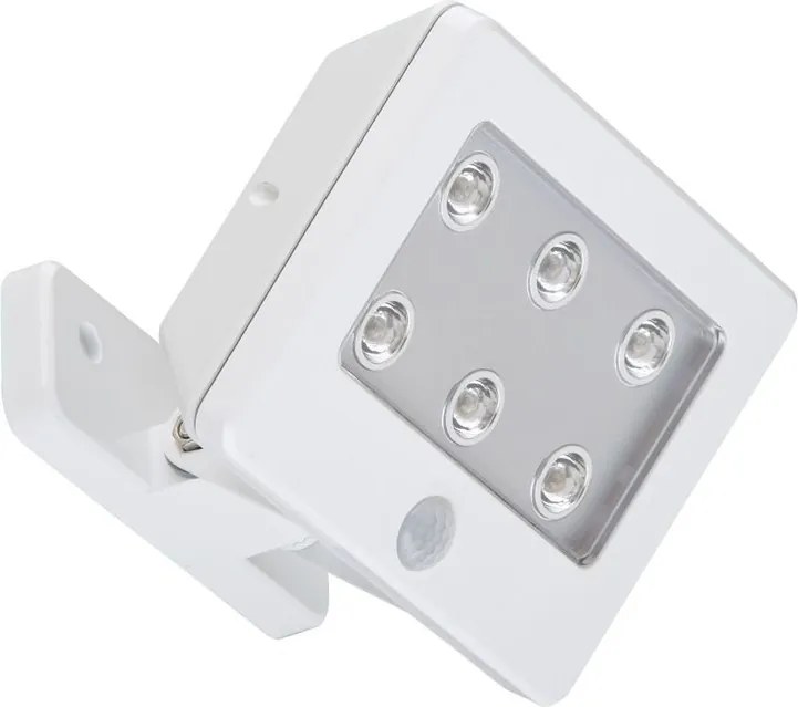 BRI 2276066 LED venkovní svítidlo s čidlem 12 cm 6x0,06W 7lm bílé (starý kód: BRI 2276-066) - BRILONER