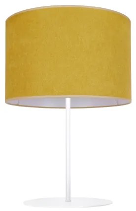 Duolla - Stolní lampa BRISTOL 1xE14/15W/230V pr. 17,5 cm žlutá/bílá