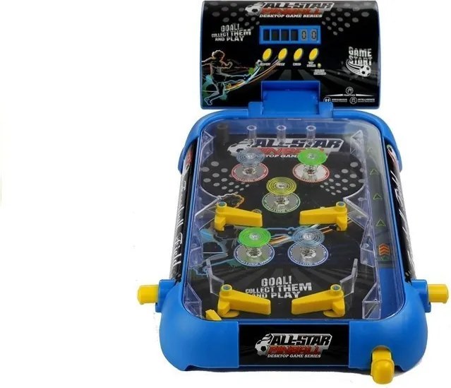 LEAN Toys Postřehová hra Pinball Flipper se světelnými efekty, 53 cm