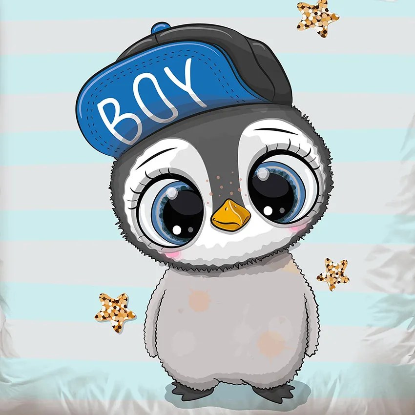 Povlečení do postýlky Tučňák Malý Mambo