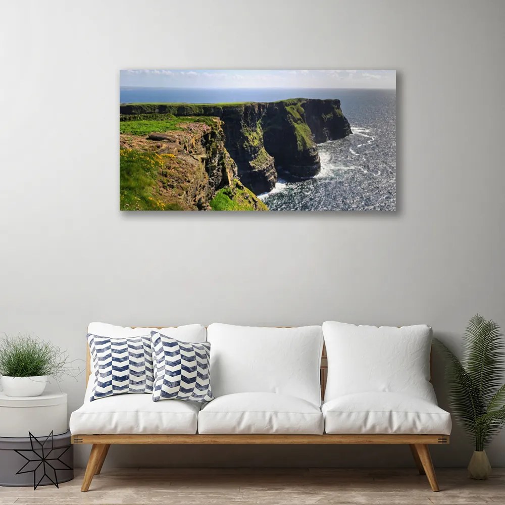 Obraz na plátně Skála Moře Krajina 120x60 cm