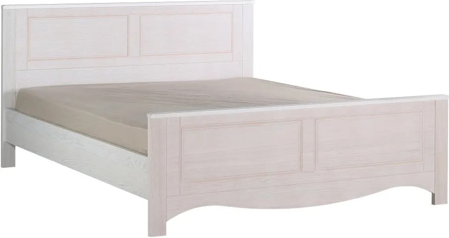 Bílá dvoulůžková postel Artemob Blanca, 160 x 200 cm