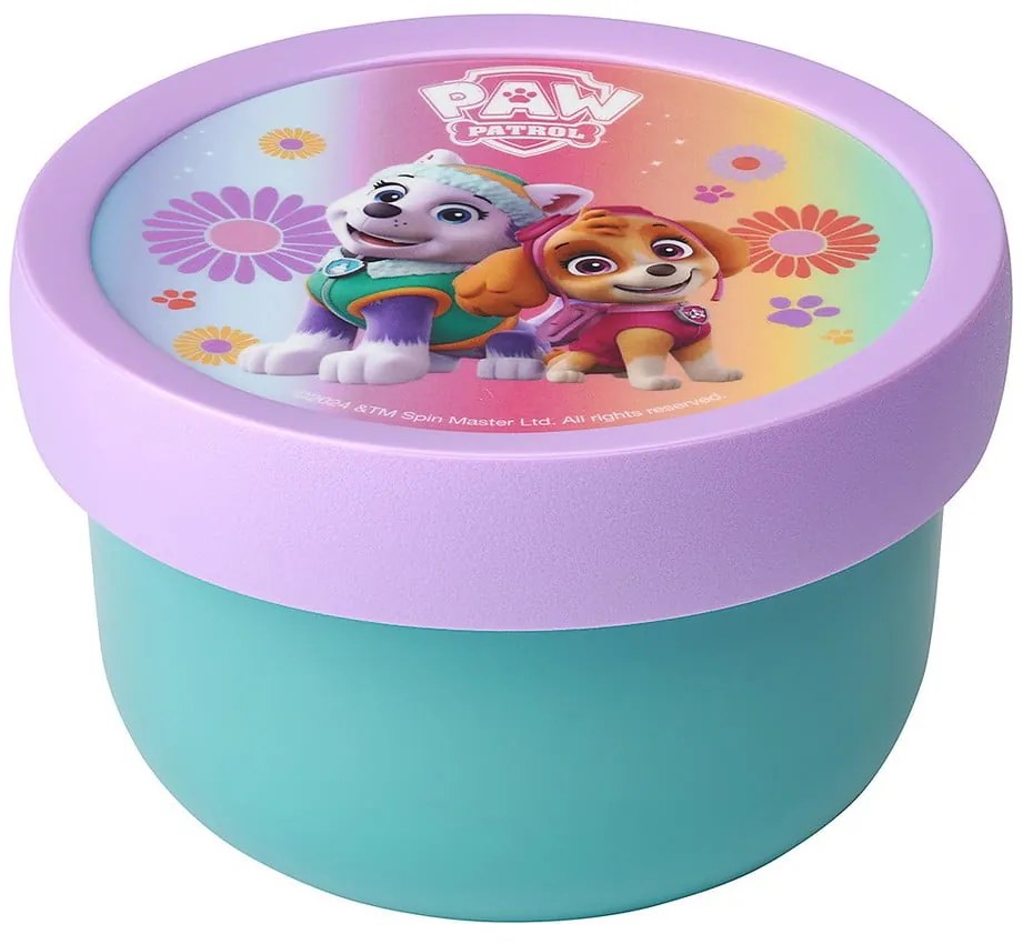Dětský svačinový box s vidličkou Paw patrol girls – Mepal