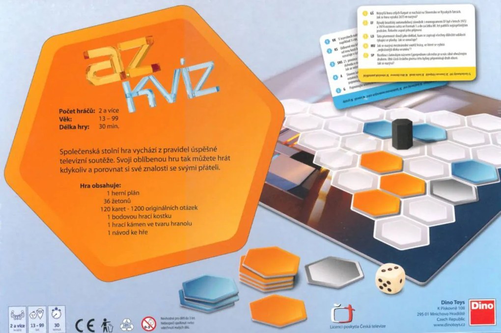 DINO Hra AZ Kvíz vědomostní *SPOLEČENSKÉ HRY* dn631205