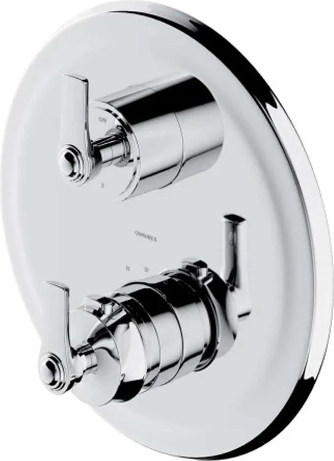 OMNIRES Armance - Termostatická baterie pod omítku, pro 3 spotřebiče, s tělesem, chrom AM5238-6CR