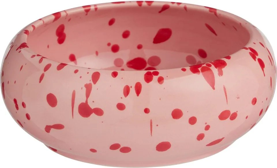BOOGY SPLASH Miska 16 cm - červená/růžová