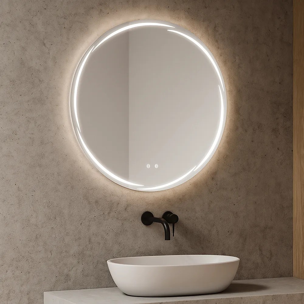 LED zrcadlo AVENBERG ORBIS Ø80