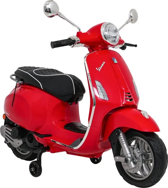 Elektrický skútr Vespa ROMA červený