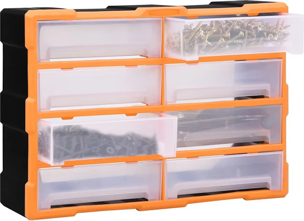 Organizér s 8 velkými zásuvkami 52 x 16 x 37 cm 149599