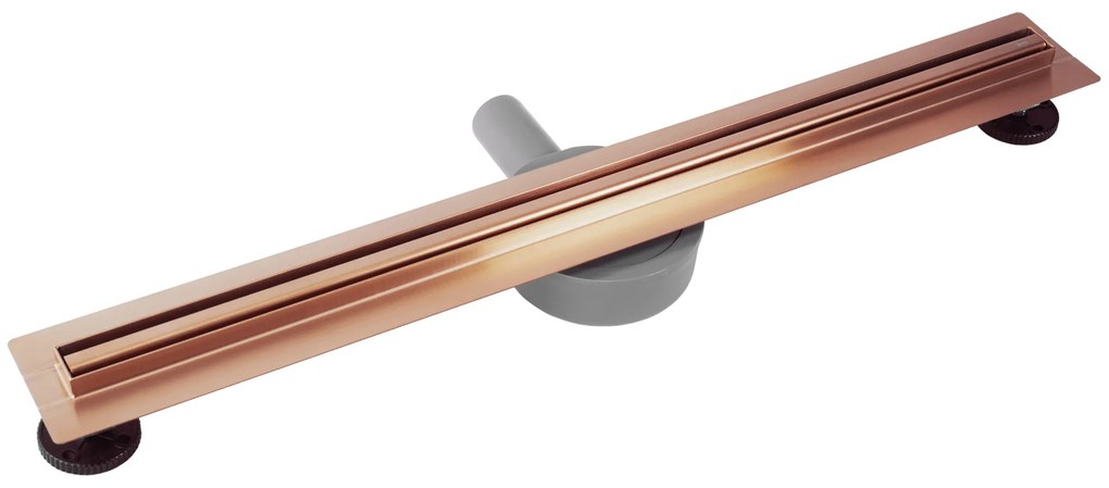 Odtokový žlab REA Neox Slim Pro 90, měď kartáčovaná