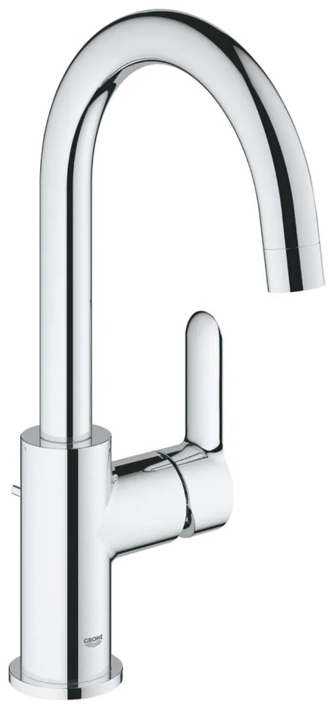 Grohe BauEdge - Umyvadlová baterie, s výpustí, chrom 23093000