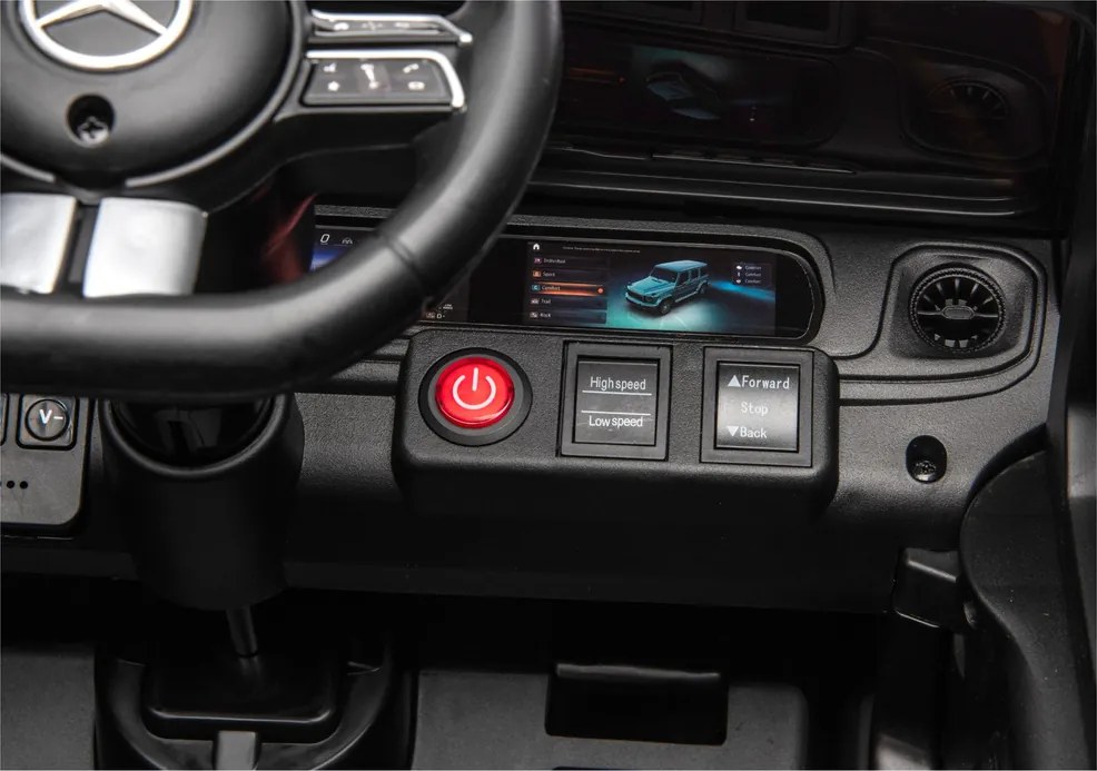 LEAN CARS Akumulátorové vozidlo Mercedes G 4x4 24 V 2580, černé