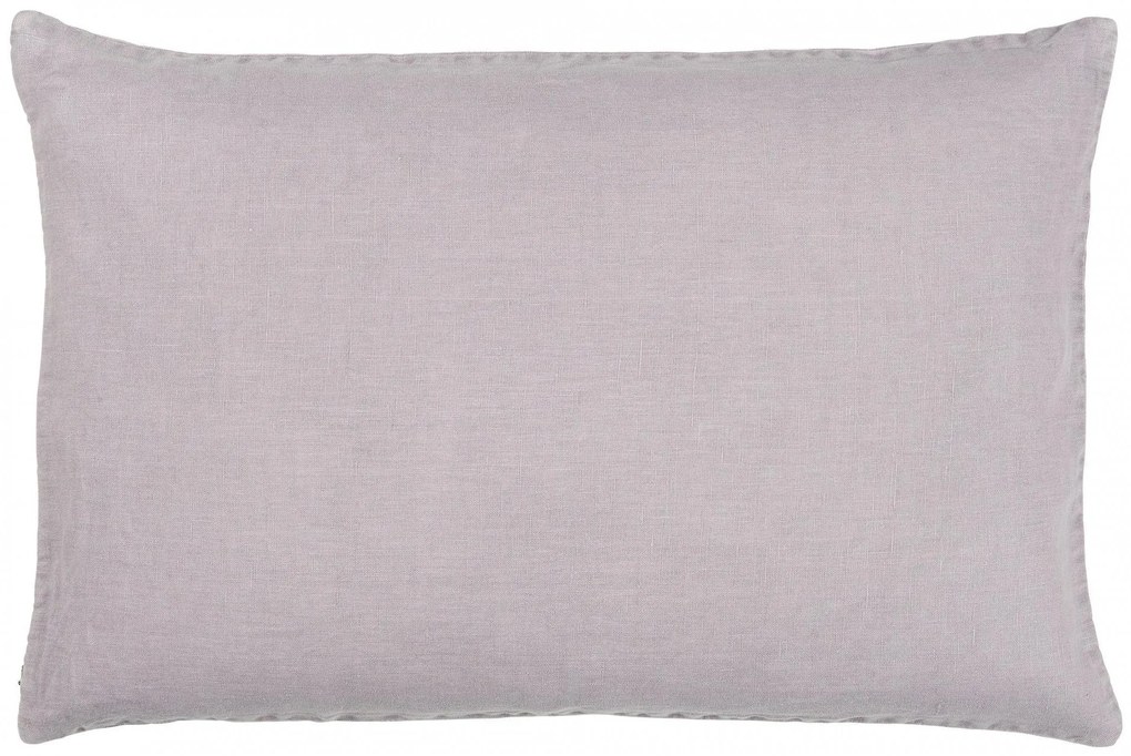 IB LAURSEN Lněný povlak na polštář Lavender 60x40cm, fialová barva, textil