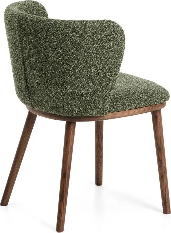 Zelené čalouněné jídelní křeslo Ciselia – Kave Home