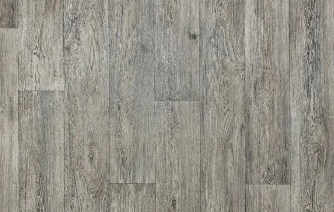 BEAUFLOR PVC podlaha - lino Toptex Aged Oak 967M řez šíře 5 m x délka 3,96 m - tmavý dekor dřeva s patinou