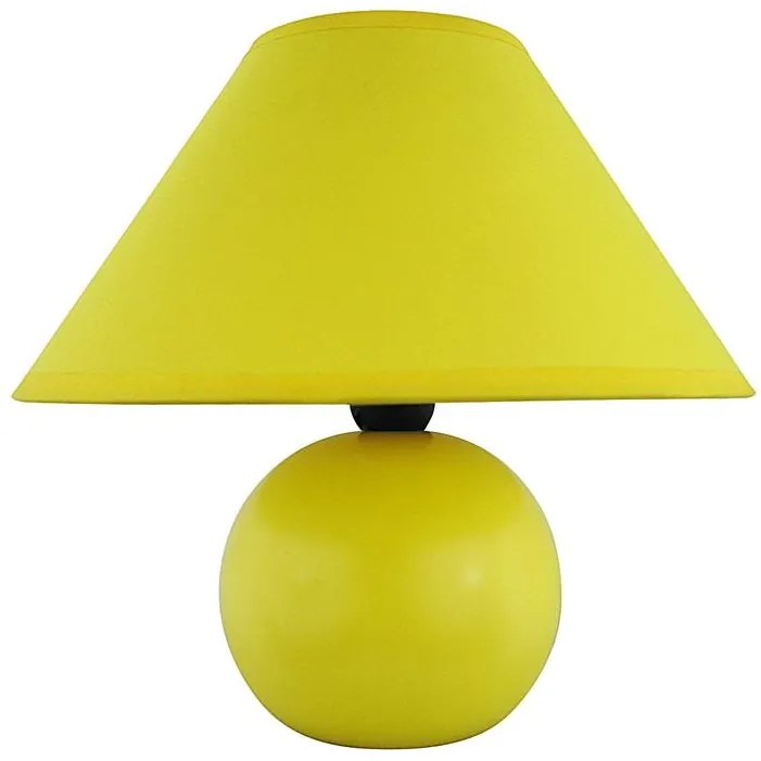 Stolní keramická lampa ARIEL, 1xE14, 40W, žlutá Rabalux ARIEL 004905