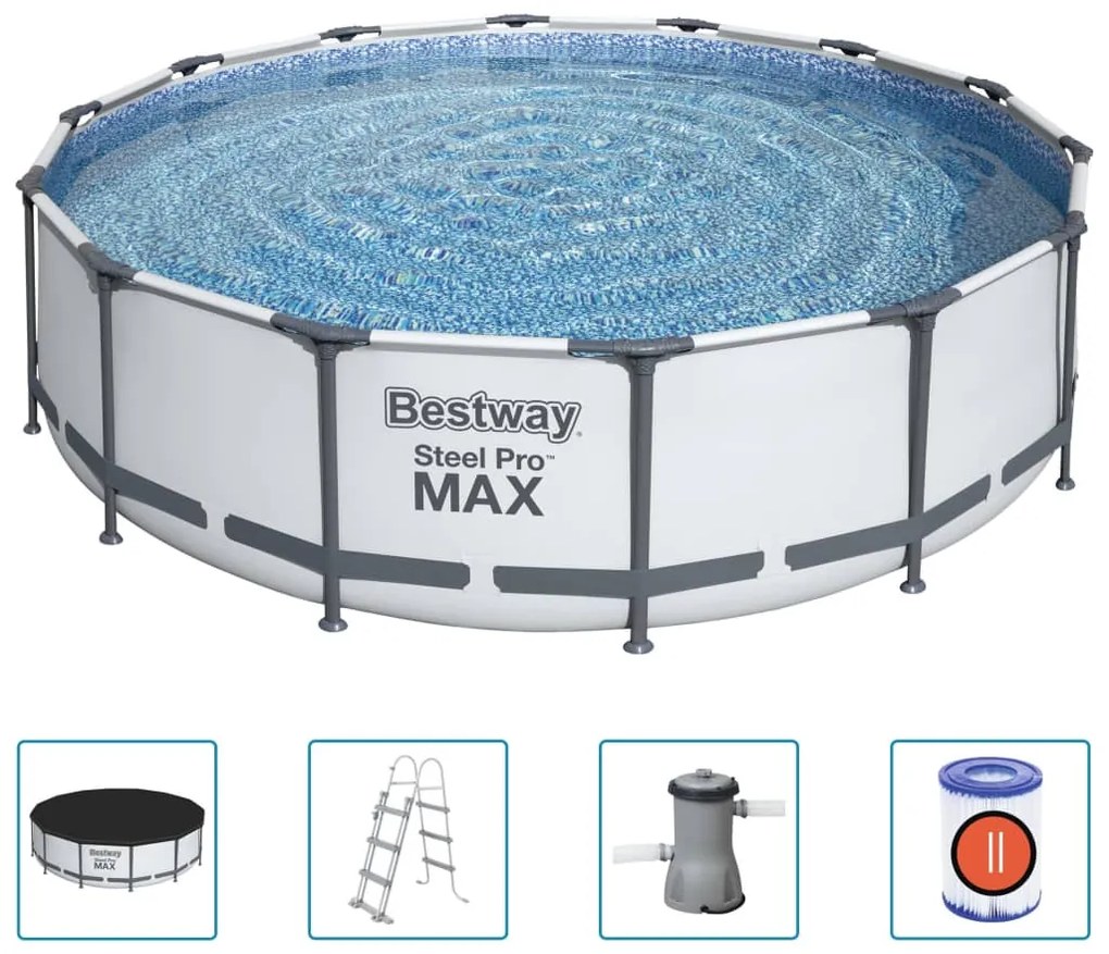 Bestway Bazénový set Steel Pro MAX 427 x 107 cm