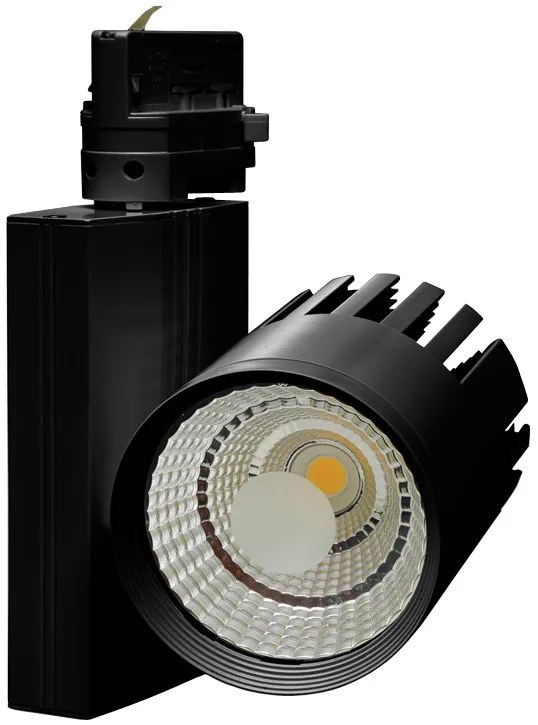 Černý lištový LED reflektor 30W 3F TR-TL-30WCR