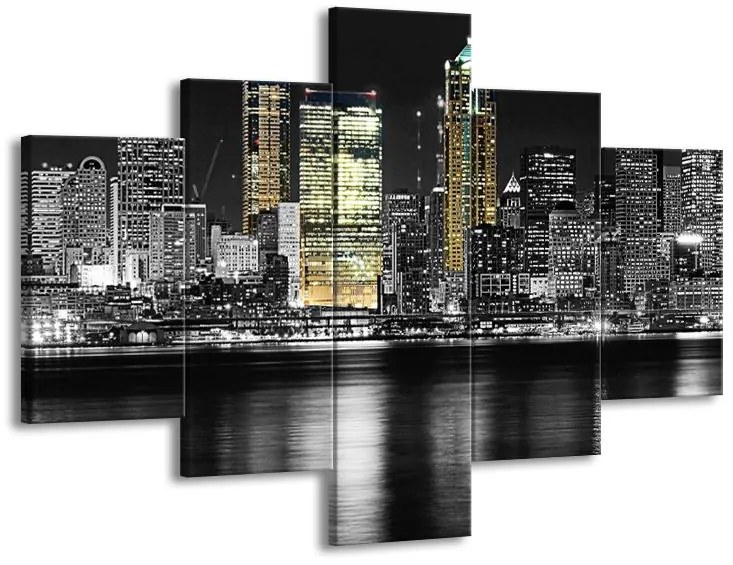 Černá záře New Yorku 100x70 cm