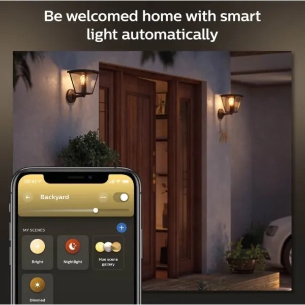 Philips - Venkovní nástěnné svítidlo INARA Hue 1xE27/7W/230V Wi-Fi IP44