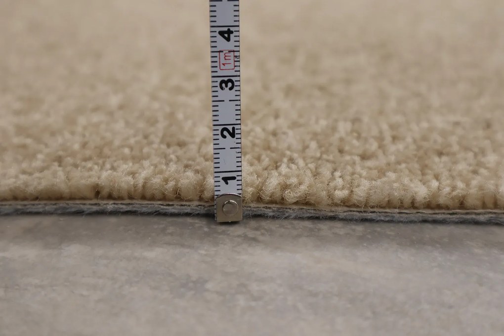 Vopi, AKCE: 70x400 cm Kusový koberec Eton béžový 70 - neúčtujeme odřezky z role - obšitý ze všech stran, šíře, béžová, filc, kancelář