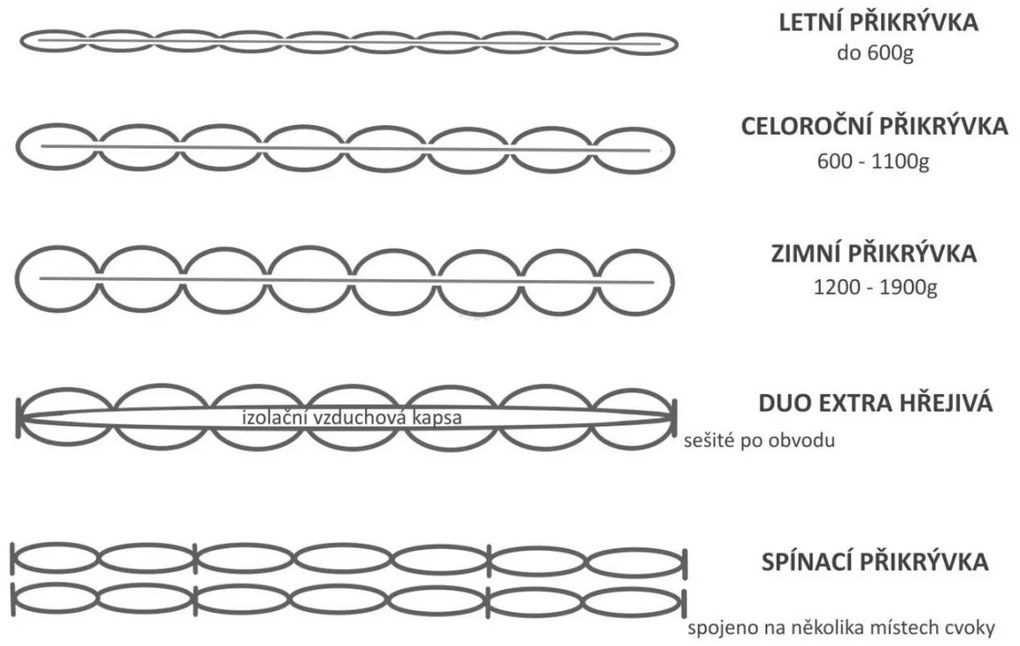 2G Přikrývka a polštář Clivie set