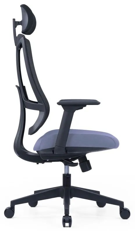 Office Pro Kancelářská ergonomická židle SLIDE — více barev Šedá
