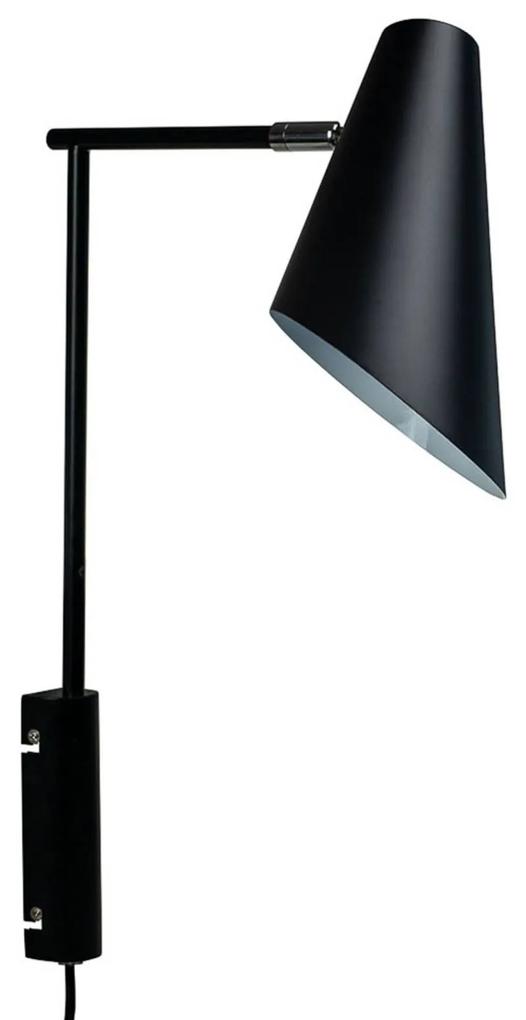 Dyberg Larsen Cale nástěnné světlo, 46 cm černá