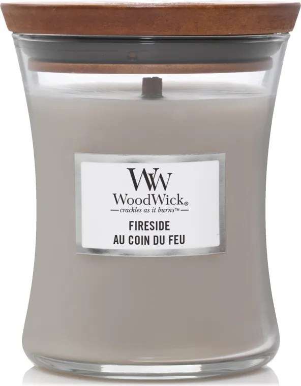 WoodWick svíčka Fireside Velikost: malá 85 g