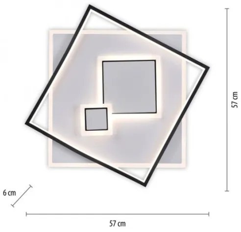 Paul Neuhaus 6390-16 - LED Stropní svítidlo MAILAK LED/37W/230V
