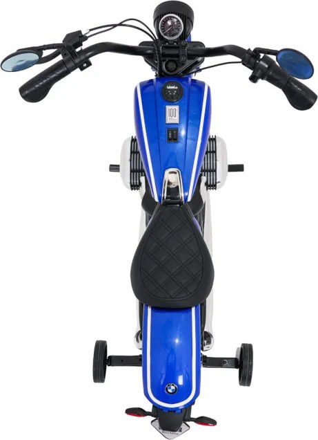 Elektrická motorka BMW R18 modrá