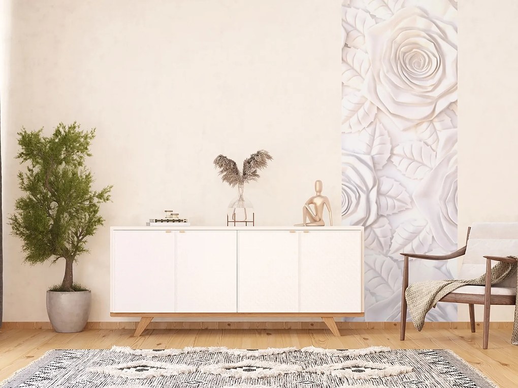 Vliesová fototapeta na zed' Vystupující Květy | 90 x 270 cm | DFTNVL3709