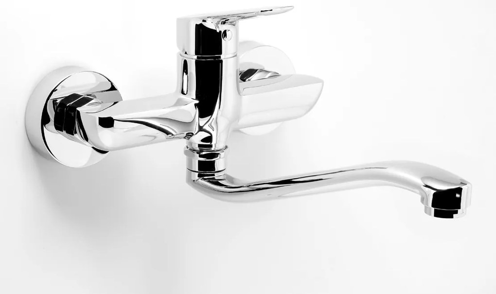 Novaservis Metalia 54 dřezová umyvadlová baterie 150 mm chrom 54070,0
