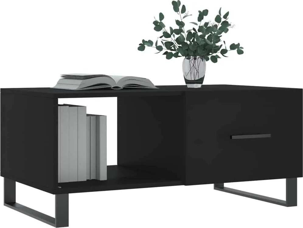 vidaXL Konferenční stolek 90 x 50 x 40 cm kompozitní dřevo [829237] Barva: kouřový dub