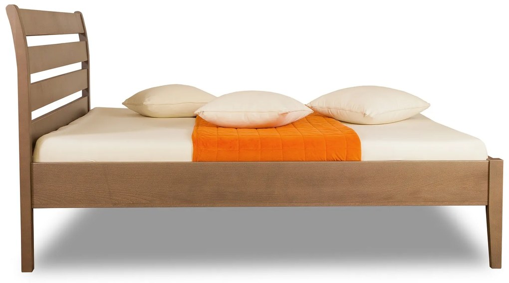 Krajča Manželská postel z masivu Alameda 180 x 220 cm Povrchová úprava: Barevný lak RAL, Druh dřeva: Buk