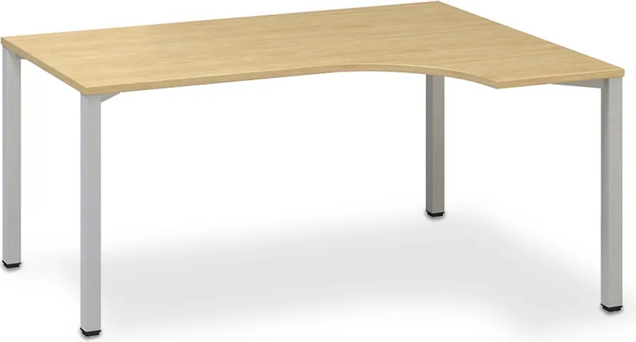 Ergonomický stůl ProOffice B 180 x 120 cm, pravý, divoká hruška