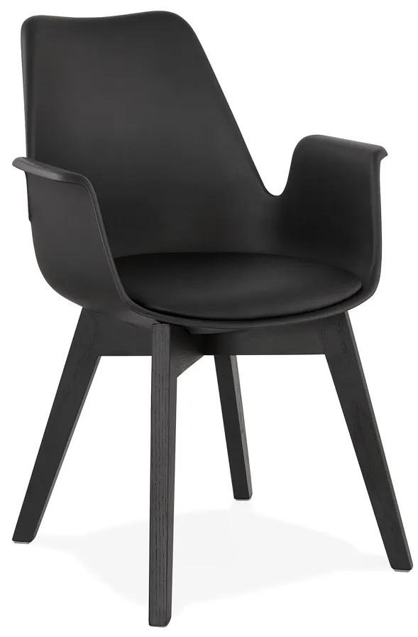 Jídelní židle Alcapone Barva: Černá