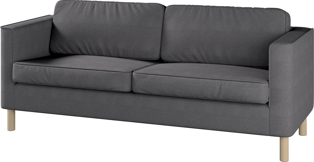 Potah na pohovku Pärup pro 3 místa barva šedá látka pletený vzor