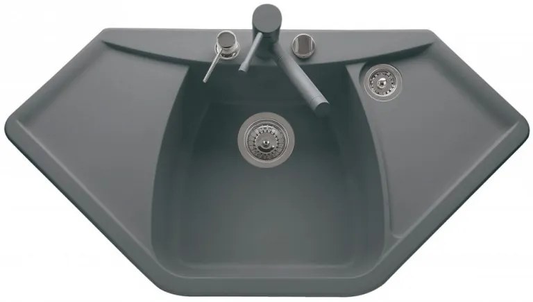 Set Sinks NAIKY 980 Titanium+CAPRI 4S GR