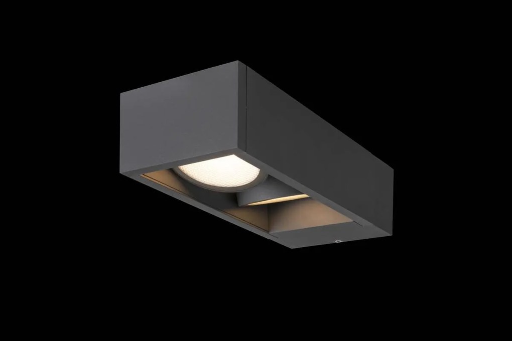 LA 1004748 ESKINA FRAME WL venkovní LED nástěnné přisazené svítidlo double antracit CCT switch 3000/4000 K - BIG WHITE (SLV)