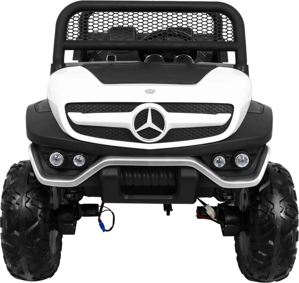 Ramiz Mercedes Benz Unimog elektrické autíčko pro děti bílé
