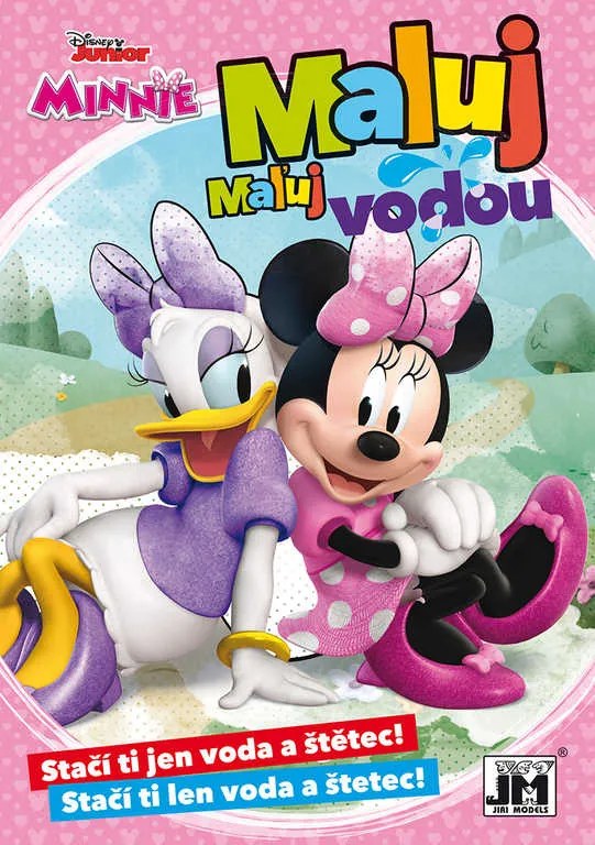 JIRI MODELS Maluj vodou Minnie mouse A5 omalovánky 3