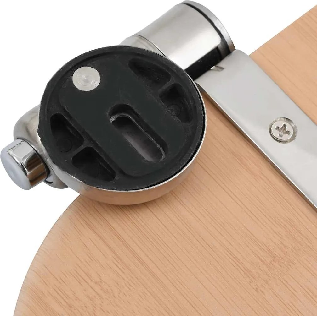WC sedátko s funkcí pomalého sklápění MDF motiv bambusu 143926