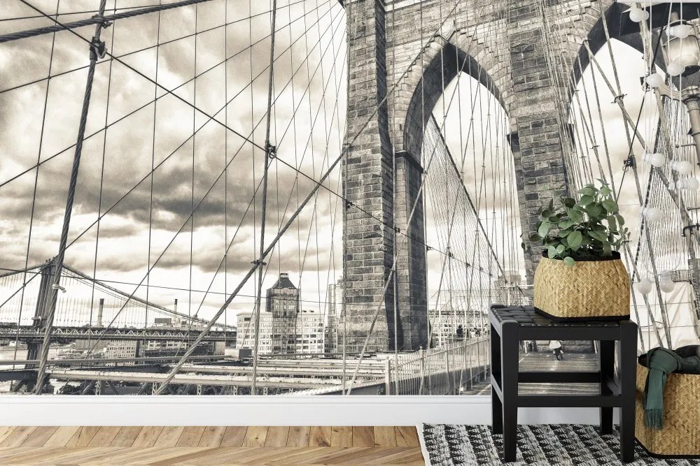 Fototapeta Brooklyn Bridge Ny Hladký vinyl 254x184