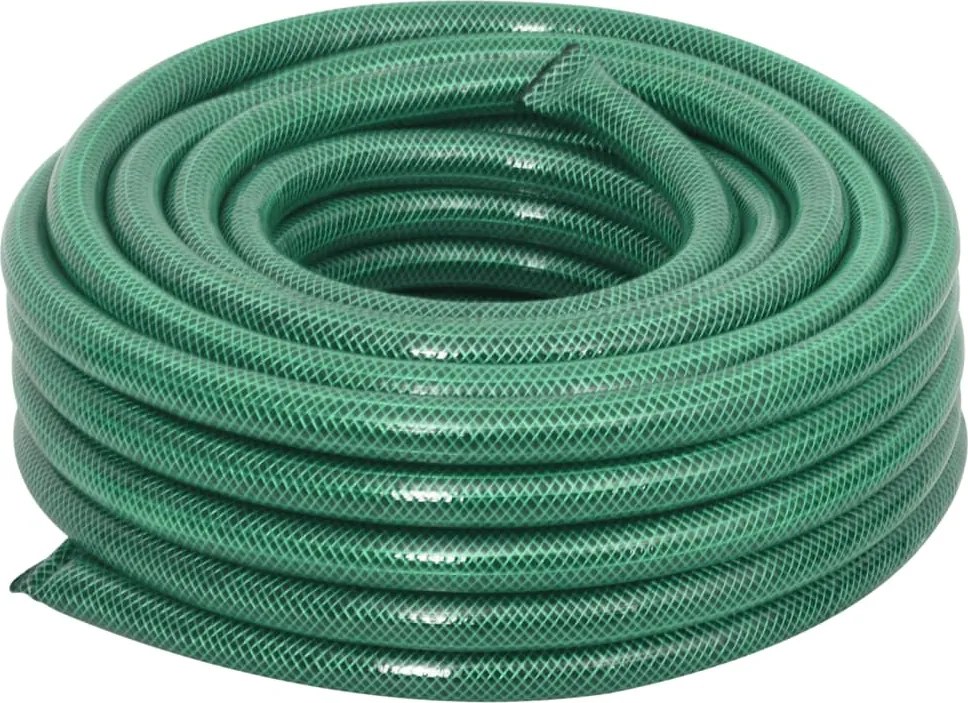 Zahradní hadice se sadou koncovek zelená 0,75" 10 m PVC 154378