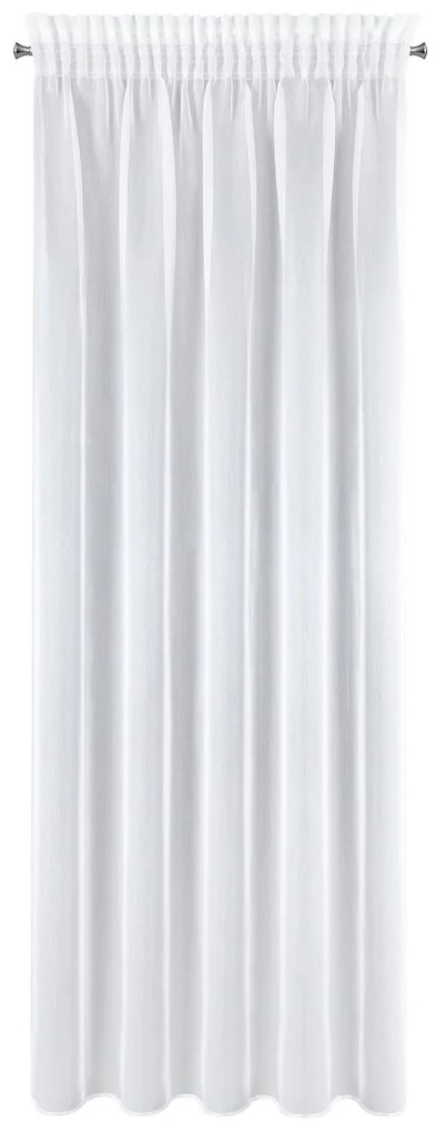 ZÁCLONA NA PÁSCE MIREA 140X270 CM BÍLÁ